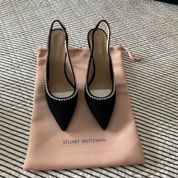 Stuart Weitzman | Shoes | Stuart Weitzman Dancer Crystal 95 Slingback ...
